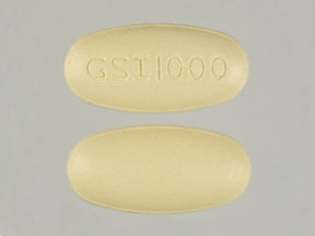 Pill Finder: GSI1000 Yellow Elliptical / Oval - Medicine.com