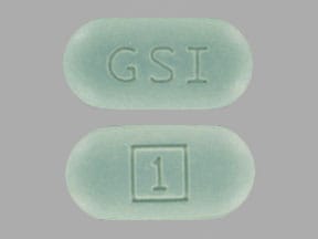 Pill Finder: GSI 1 Green Capsule-shape - Medicine.com