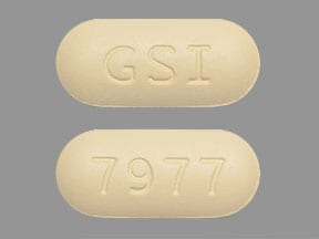 Pill Finder: GSI 7977 Yellow Capsule-shape - Medicine.com
