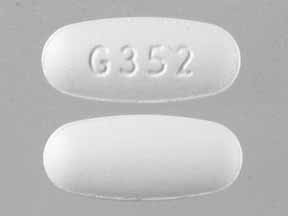 Pill Finder: G352 White Capsule-shape - Medicine.com