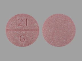 Pill Finder: 21 G Pink Round - Medicine.com
