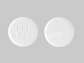 Pill Finder: GPI A325 White Round - Medicine.com