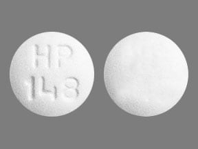 Pill Finder: HP 148 White Round - Medicine.com