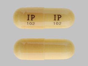 Pill Finder: IP 102 IP 102 Beige Capsule-shape - Medicine.com
