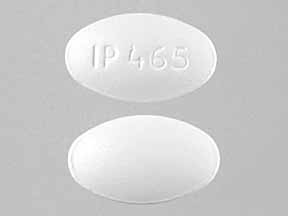 Pill Finder: IP 465 White Elliptical / Oval - Medicine.com
