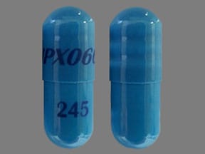Pill Finder: IPX066 245 Blue Capsule-shape - Medicine.com