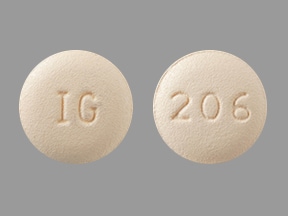 Pill Finder: IG 206 Beige Round - Medicine.com