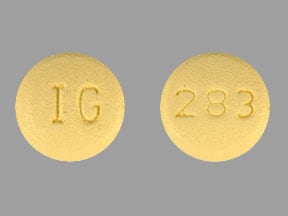 Pill Finder: IG 283 Yellow Round - Medicine.com