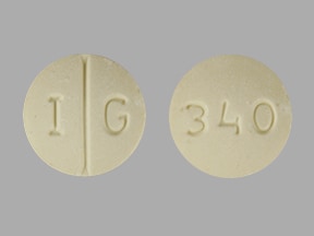 Pill Finder: I G 340 Yellow Round - Medicine.com