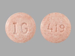 Pill Finder: IG 419 Red Round - Medicine.com