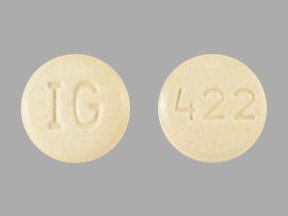 Pill Finder: IG 422 Yellow Round - Medicine.com