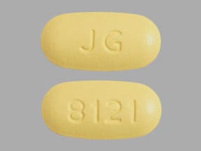 Pill Finder: JG 8121 Yellow Capsule-shape - Medicine.com