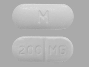 Pill Finder: M 200 MG White Capsule-shape - Medicine.com