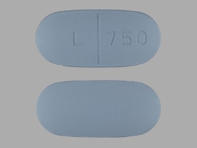 Pill Finder: L 750 Blue Capsule-shape - Medicine.com