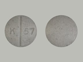 Pill Finder: K 57 Gray Round - Medicine.com
