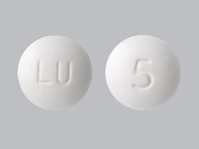 Pill Finder: LU 5 White Round - Medicine.com