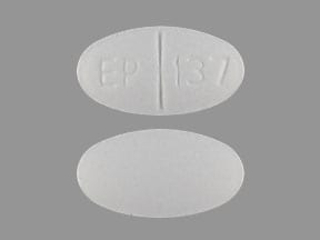 Pill Finder: EP 137 White Elliptical / Oval - Medicine.com