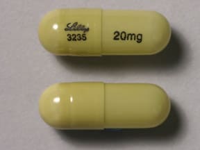 Pill Finder: Lilly 3235 20mg Green Capsule-shape - Medicine.com