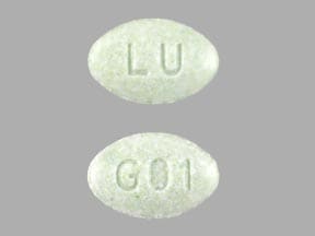 Pill Finder: LU G01 Green Elliptical / Oval - Medicine.com