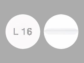 Pill Finder: L 16 White Round - Medicine.com