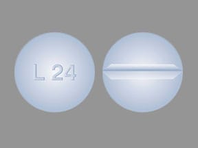 Pill Finder: L 24 Blue Round - Medicine.com