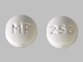 Pill Finder: MP 250 White Round - Medicine.com