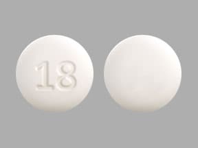 Pill Finder: 18 White Round - Medicine.com