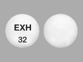 Pill Finder: EXH 32 White Round - Medicine.com