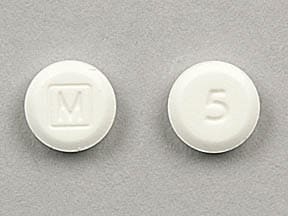 Pill Finder: M 5 White Round - Medicine.com