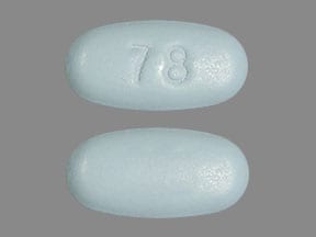 Pill Finder: 78 Blue Elliptical / Oval - Medicine.com