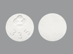 Pill Finder: Logo (Merck) 335 White Round - Medicine.com