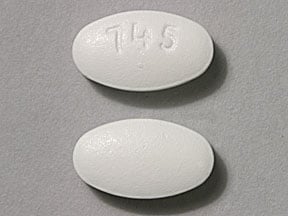 Pill Finder: 745 White Elliptical / Oval - Medicine.com