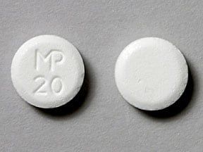 Pill Finder: MP 20 White Round - Medicine.com