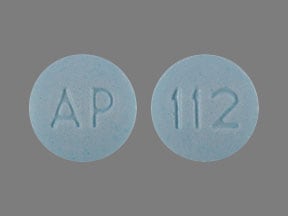 Pill Finder: AP 112 Blue Round - Medicine.com