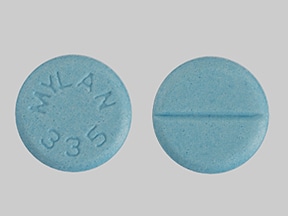 Pill Finder: MYLAN 335 Blue Round - Medicine.com