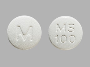 Pill Finder: M MS 100 Gray Round - Medicine.com