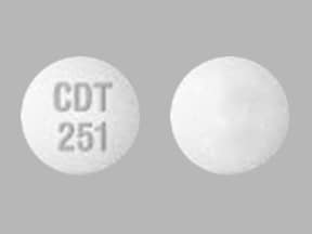 Pill Finder: CDT 251 White Round - Medicine.com