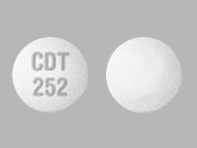 Pill Finder: CDT 252 White Round - Medicine.com