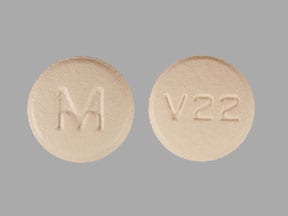 Pill Finder: M V22 Orange Round - Medicine.com