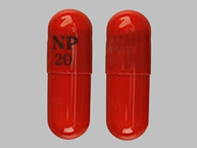 Pill Finder: NP 20 Orange Capsule-shape - Medicine.com