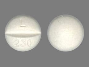 Pill Finder: L 230 White Round - Medicine.com
