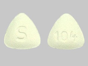 Pill Finder: S 104 White Three-sided - Medicine.com