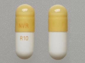 Pill Finder: NVR R10 White Capsule-shape - Medicine.com