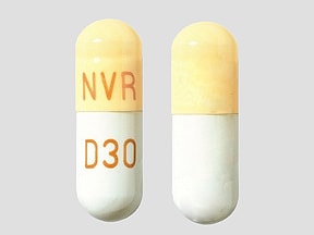 Pill Finder: NVR D30 Beige Capsule-shape - Medicine.com