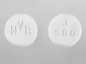 Pill Finder: NVR J 500 White Round - Medicine.com