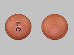 Pill Finder: P 75 Brown Round - Medicine.com