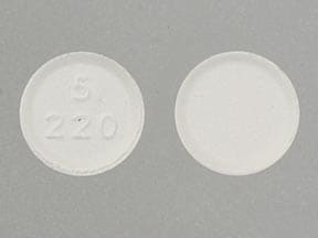 Pill Finder: 5 220 White Round - Medicine.com