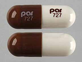 Pill Finder: par 727 par 727 Brown Capsule-shape - Medicine.com