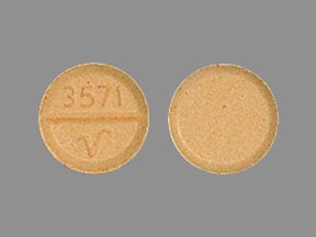 Pill Finder: 3571 V Orange Round - Medicine.com