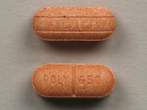 Pill Finder: POLY 650 Flextra Orange Elliptical / Oval - Medicine.com